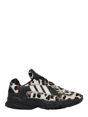Adidas Yung-1 Leopard Sneakers - Black