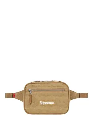 Supreme Fat Tip Jacquard Denim Waist Bag - Tan