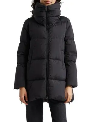 Herno Herno Box Quilted Water Resistant Down Coat Black
