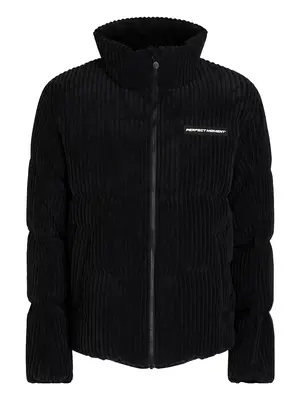 Perfect Moment Samson Corduroy Down Ski Jacket - Black