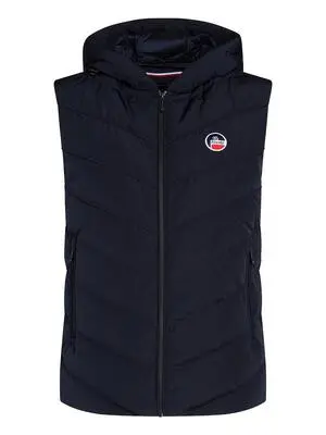 Fusalp Timeo Quilted Shell Hooded Vest Navy