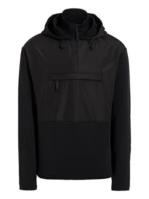 Aztech Mountain Hut Shell-paneled Fleece Hooded Jacket - Black