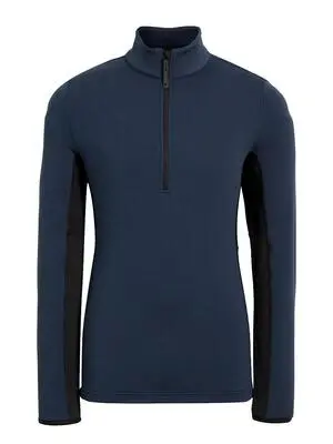 Aztech Mountain Performance Ripstop-paneled Fleece Half-zip Base Layer - Navy