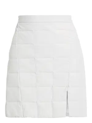 IENKI IENKI Quilted Mini Skirt - Light Gray