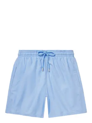 Vilebrequin Moorea Straight-leg Mid-length Econyl® Swim Shorts - Blue
