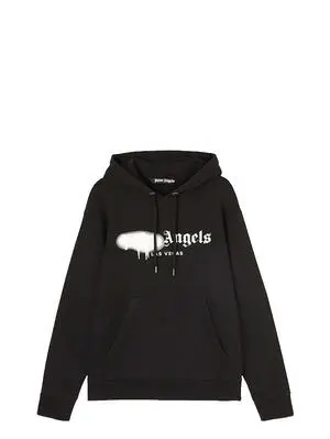 Palm Angels Las Vegas Sprayed Hoodie - Black
