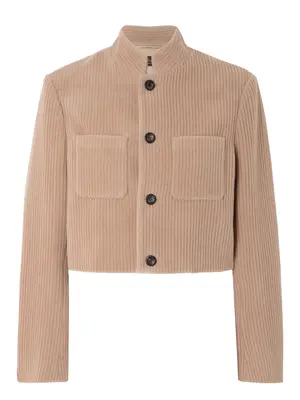 Loro Piana Cashmere-corduroy Jacket - Neutrals