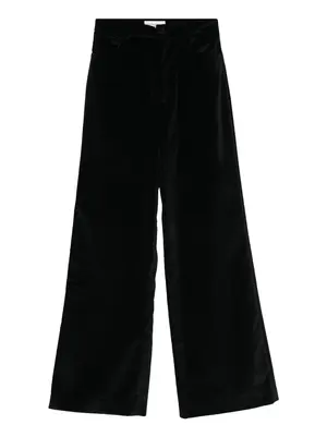 Officine Générale Romy Wide Leg Trousers - Black