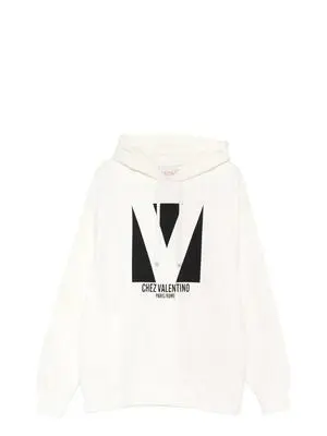 Valentino Garavani Chez Patch Hoodie - Neutrals