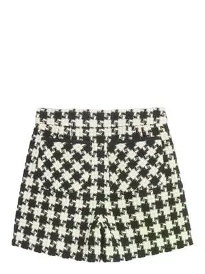 Valentino Garavani Damier Light Tweed Shorts - Neutrals