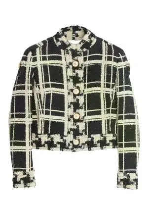 VALENTINO Checked Tweed Jacket
