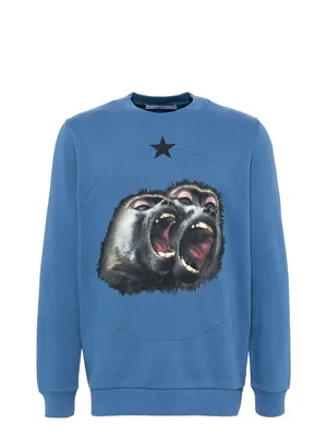 Givenchy Graphic-printed Sweatshirt - Blue