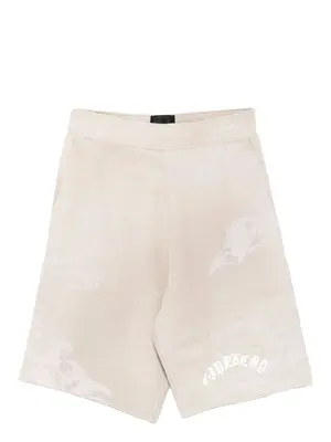 Givenchy Graphic-print Shorts - Neutrals