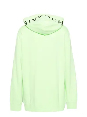 Givenchy Logo-print Hoodie - Green