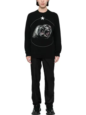 Givenchy Graphic-printed Sweatshirt - Black