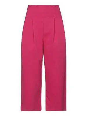 Liviana Conti Cotton-blend Cropped Pants - Fuchsia