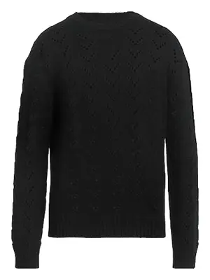 Dunhill Cashmere And Wool Sweater - Black