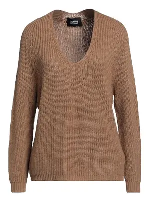 Alpha Studio Merino Wool Sweater - Beige