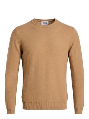 Alpha Studio ALPHA STUDIO Merino Wool Crewneck Sweater Beige