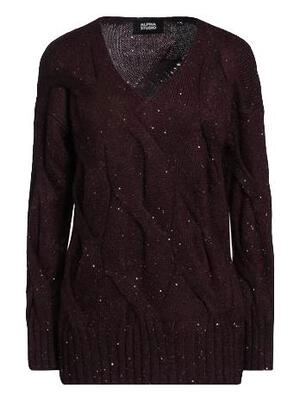 Alpha Studio Knitted Sweater - Plum