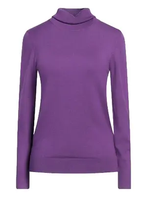 John Richmond Turtleneck Knit Top - Purple