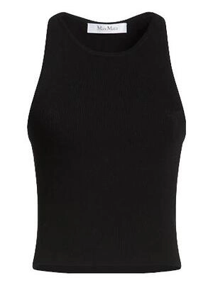 Max Mara Top Size Viscose, Polyester - Black