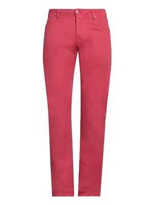 JACOB COHЁN Casual Straight Leg Pants - Red