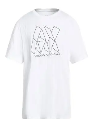 Armani Exchange T-shirt Size Organic Cotton - White