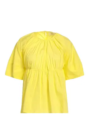 VICOLO Peplum Top - Yellow