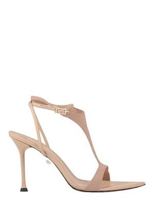 ALEVI MILANO Sandals In Textile Fibers Blush