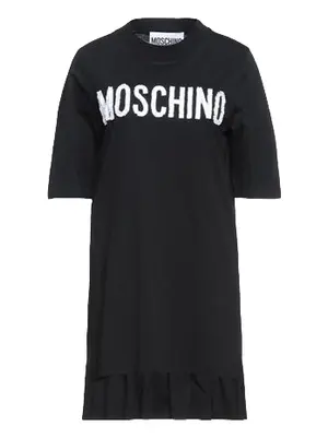 Moschino Couture Mini Cotton Dress - Black