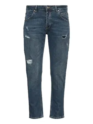 BRIAN DALES Skinny Fit Jeans With Distressed Detailing