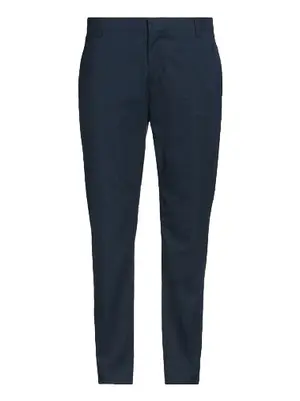 DANIELE ALESSANDRINI Tartan Tapered Trousers - Navy