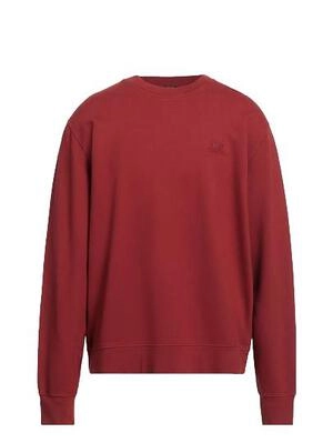 C.P. COMPANY Cotton Fleece Sweatshirt - Brick