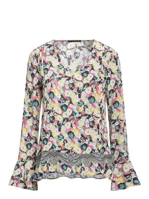 Etro Floral-print Crepe Top - Yellow
