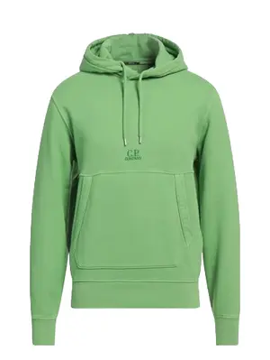 C.P. COMPANY Cotton Fleece Hoodie - Green