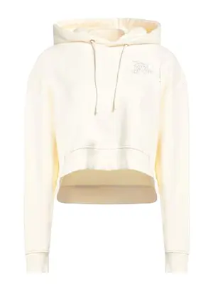 John Richmond Cotton-blend Hooded Sweatshirt - White