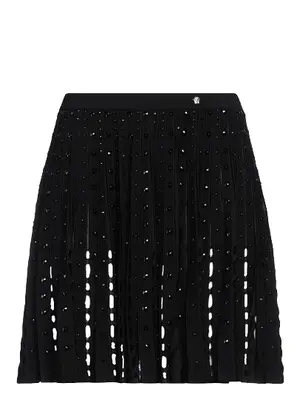 Versace Mini Flared Skirt - Black