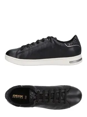 Geox Leather Low-top Sneakers - Black