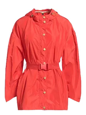 MANILA GRACE Belted Jacket - Tomato Red