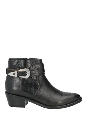 Zadig&Voltaire Leather Ankle Boots - Black