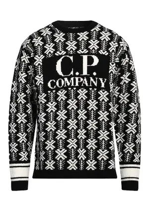 C.P. COMPANY Virgin Wool Sweater - Black