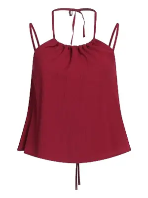 TRUSSARDI Woven Top - Red