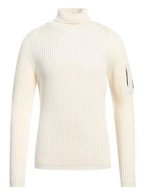 C.P. COMPANY Virgin Wool And Polyester Turtleneck - Cream