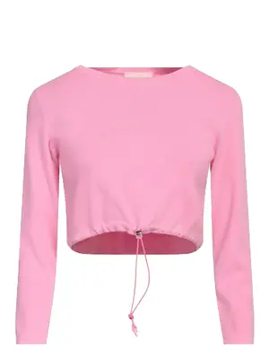 VICOLO Viscose Polyester Sweater - Pink