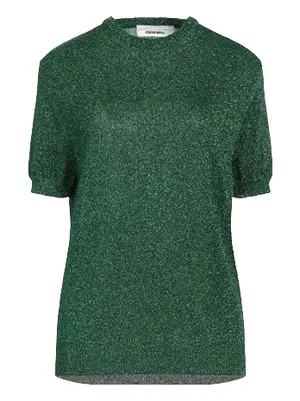 CIRCUS HOTEL Knitted Metallic Sweater - Green
