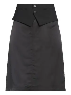 Neil Barrett Midi Flared Skirt - Black