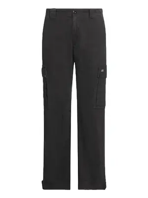 C.P. COMPANY Cotton Cargo Pants - Black
