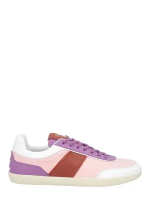 TOD'S Low-top Leather Sneakers - Pink