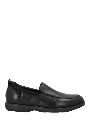 Geox Leather Loafers - Black